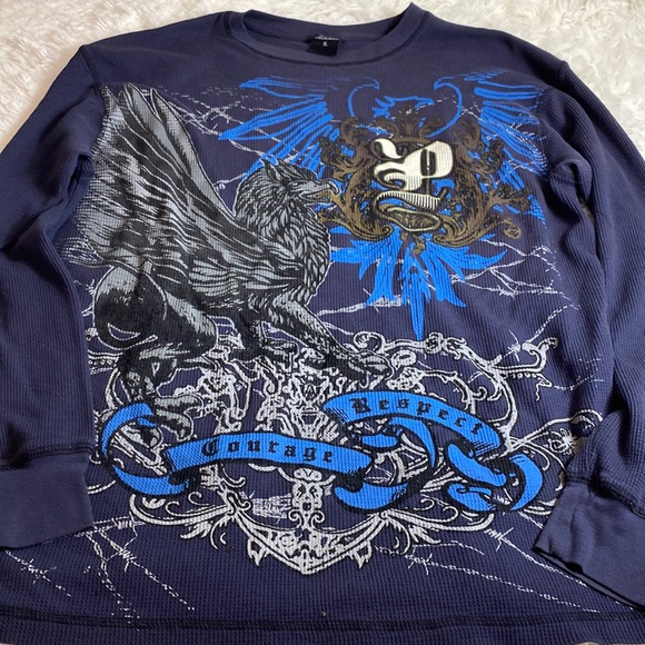 p. miller | Shirts | P Miller Designsls Courage Respect Graphic Tee ...